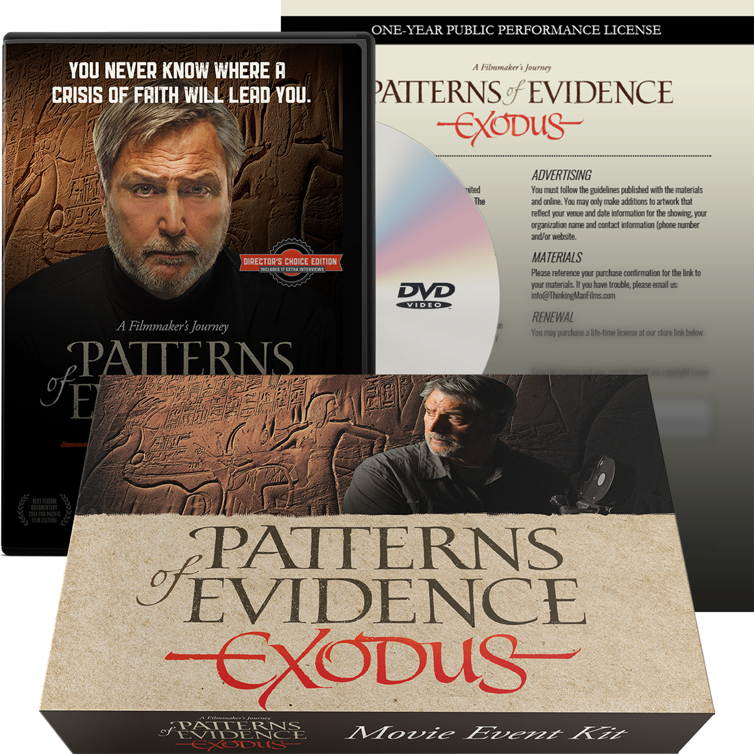 The Exodus DVD/Blu-ray/Digital - Movie Event Kit – Patterns of Evidence