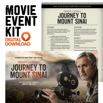 Journey to Mt Sinai – Patterns of Evidence